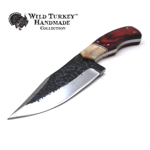 Wild Turkey Handmade Collection Full Tang High Carbon Steel Fixed Blade ...