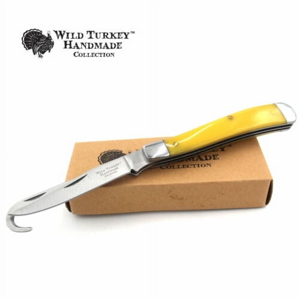 Wild Turkey Handmade Gentleman's Gut/Hook Hoof Folding Pocket ...