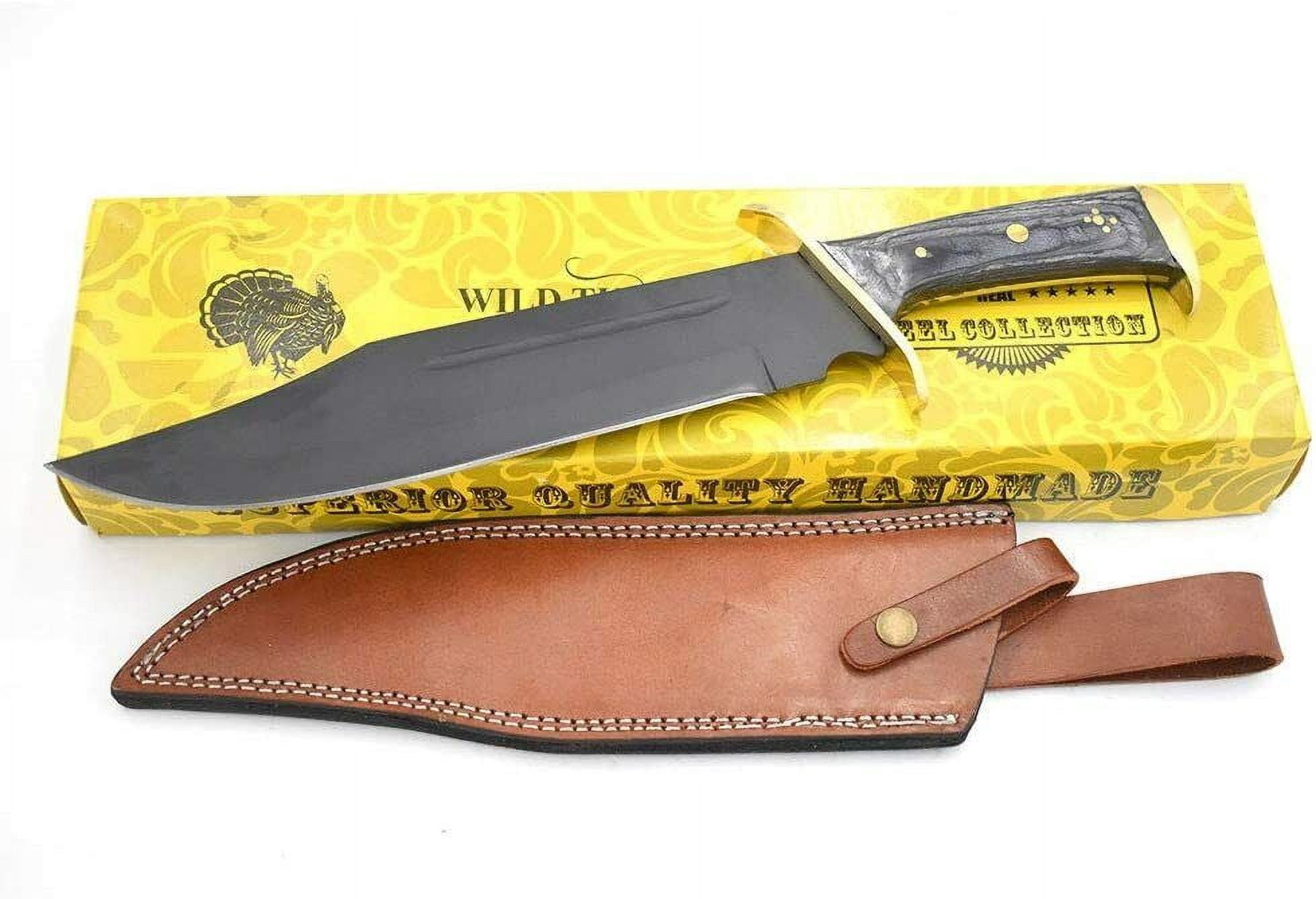 Wild Turkey Handmade Western Outlaw Bowie Knife (CW) - Walmart.com