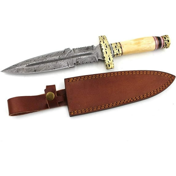 Wild Turkey Handmade15-Inches Custom Real Damascus Collection Scottish ...