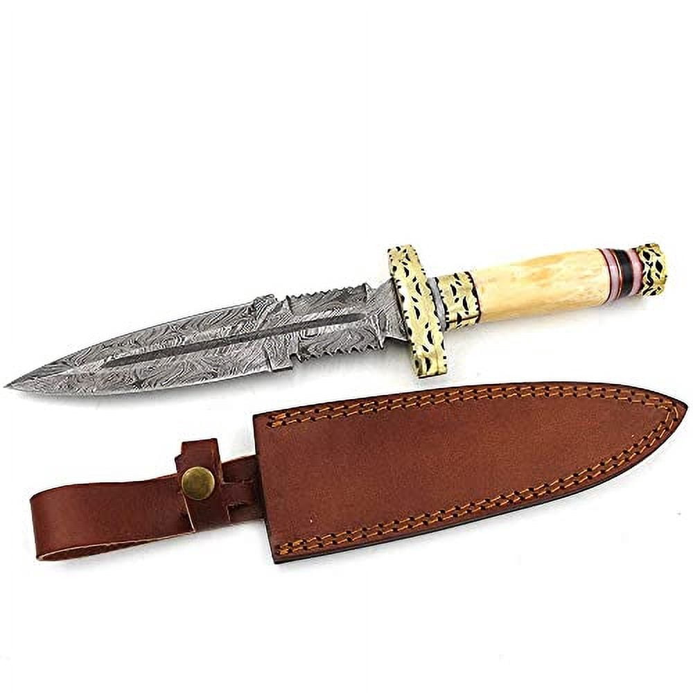 Wild Turkey Handmade15-Inches Custom Real Damascus Collection Scottish ...
