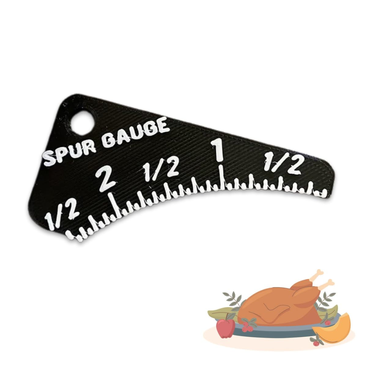Wild Turkey Spur Gauge, Precision Tool for Measuring Turkey Spur Length ...