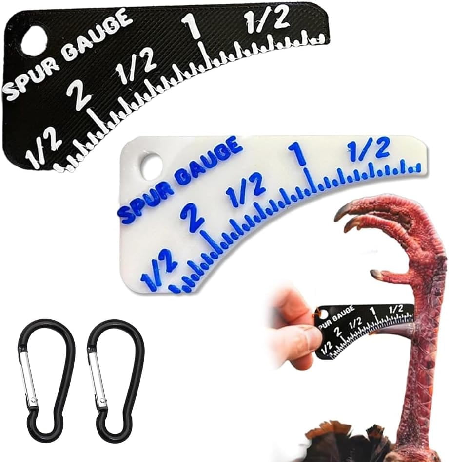 Wild Turkey Spur Gauge, Precision Turkey Hunting Tool for Measuring ...