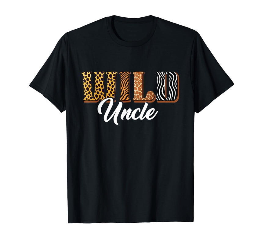 Wild Uncle Zoo Safari Jungle Animal Birthday Matching Family T-Shirt ...
