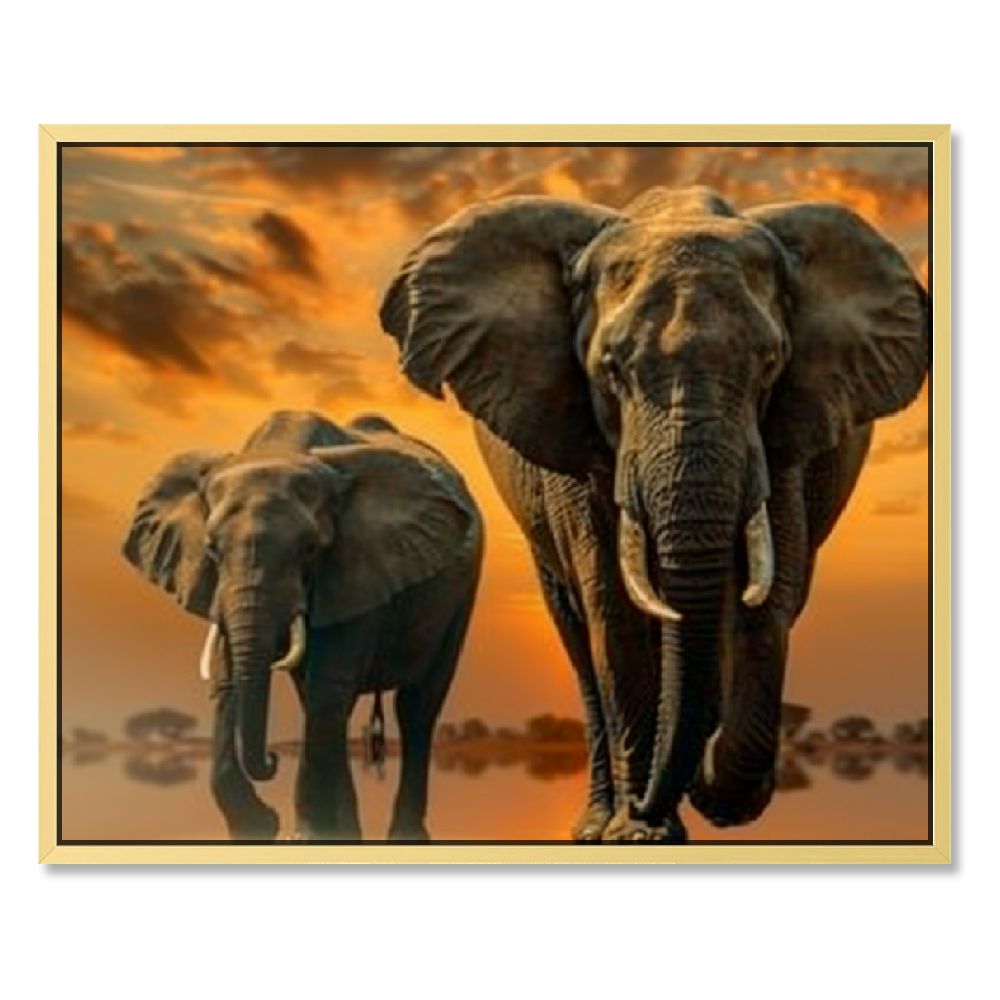 Wild Wall Art Canvas Painting Prints Hanging Picture Artwork Vertical Poster Decoration for ...