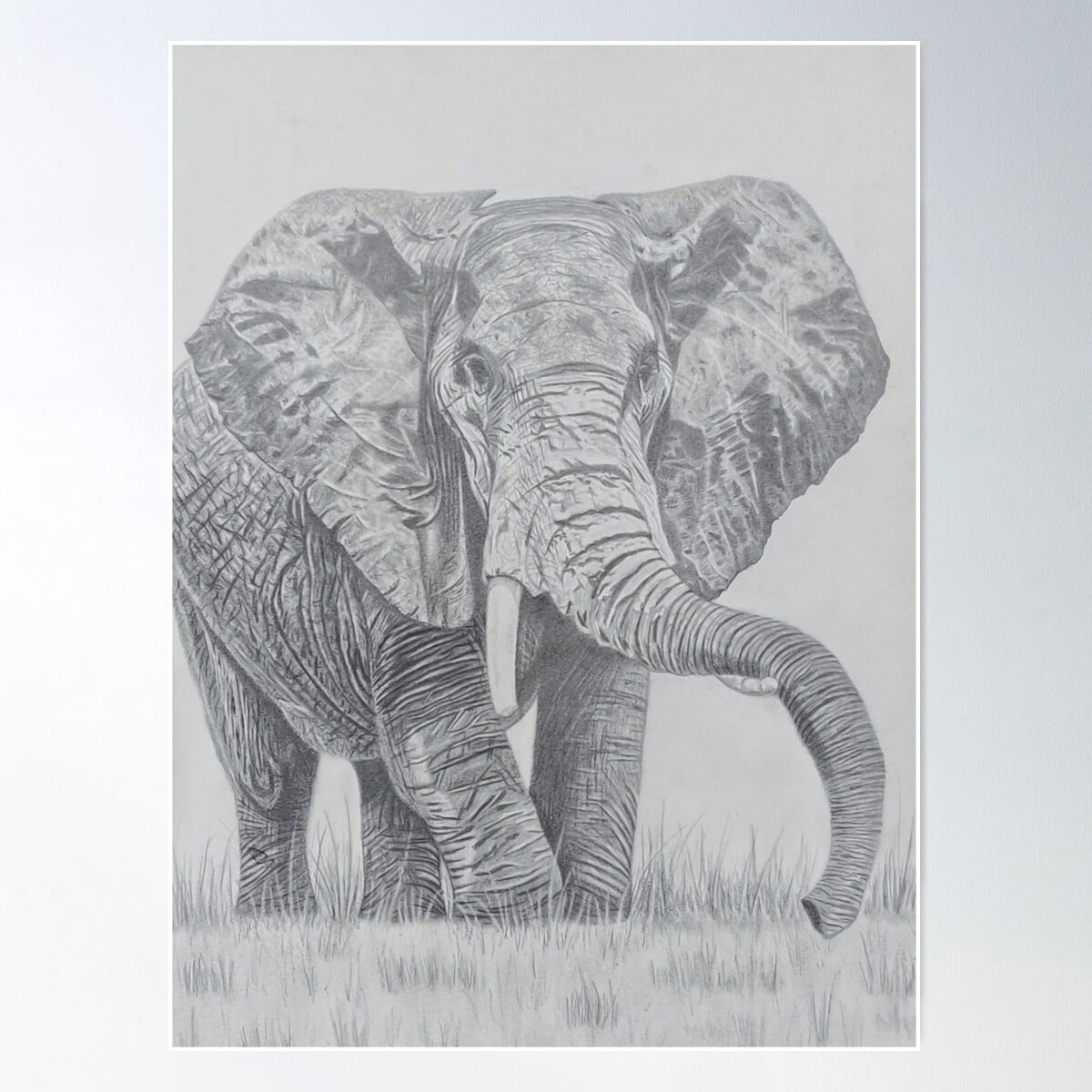 Wild Wanderer Of The Savannah Poster Wall Art, Modern Wall Decor For ...