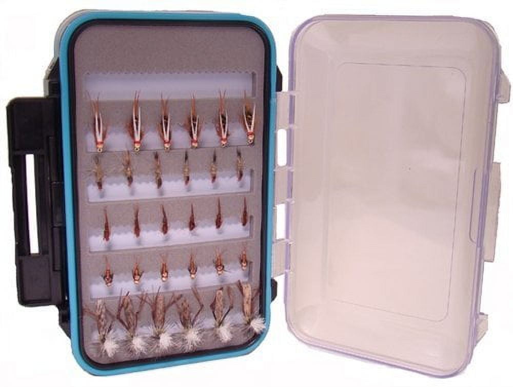 Wild Water Fly Fishing Premium Dry and Nymph Assortment, 66 Flies with ...