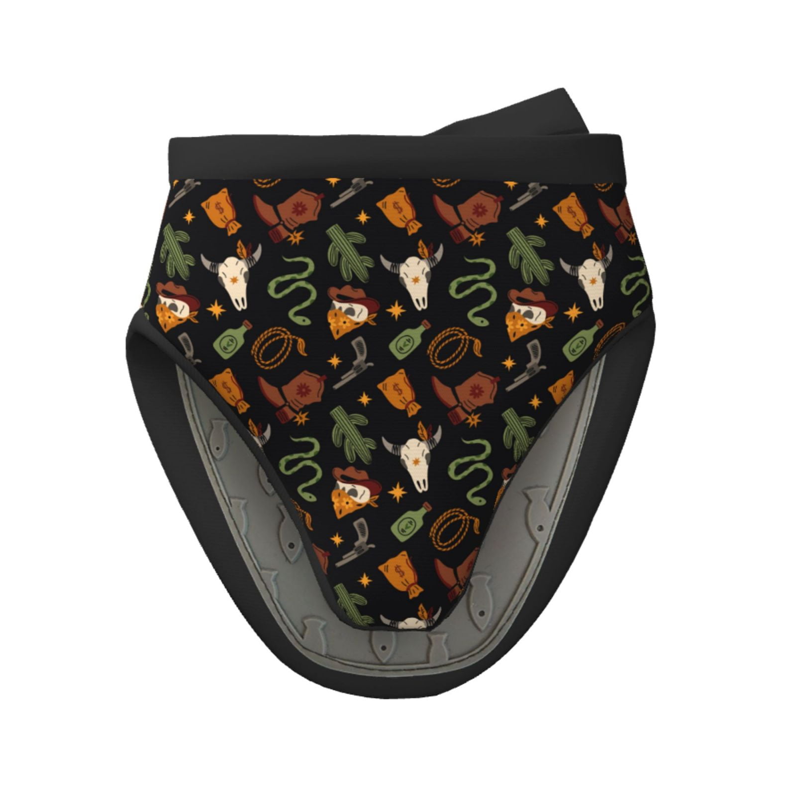 Wild West Cowboy Oven Mitts Heat Resistant, Soft Lining Silicone Mini ...