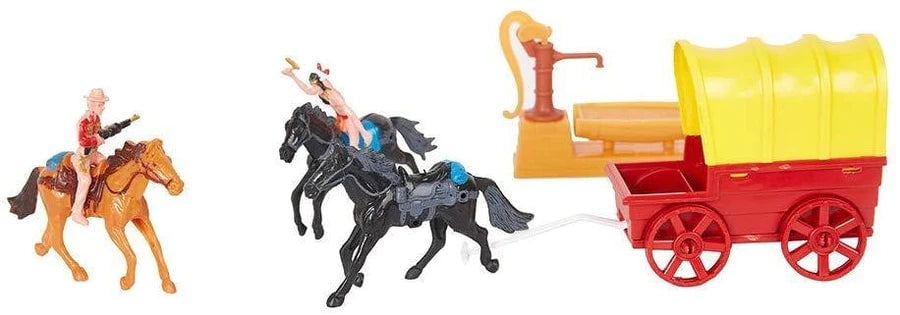 Wild West Cowboy and Indian Pretend Playset Toy - Walmart.com