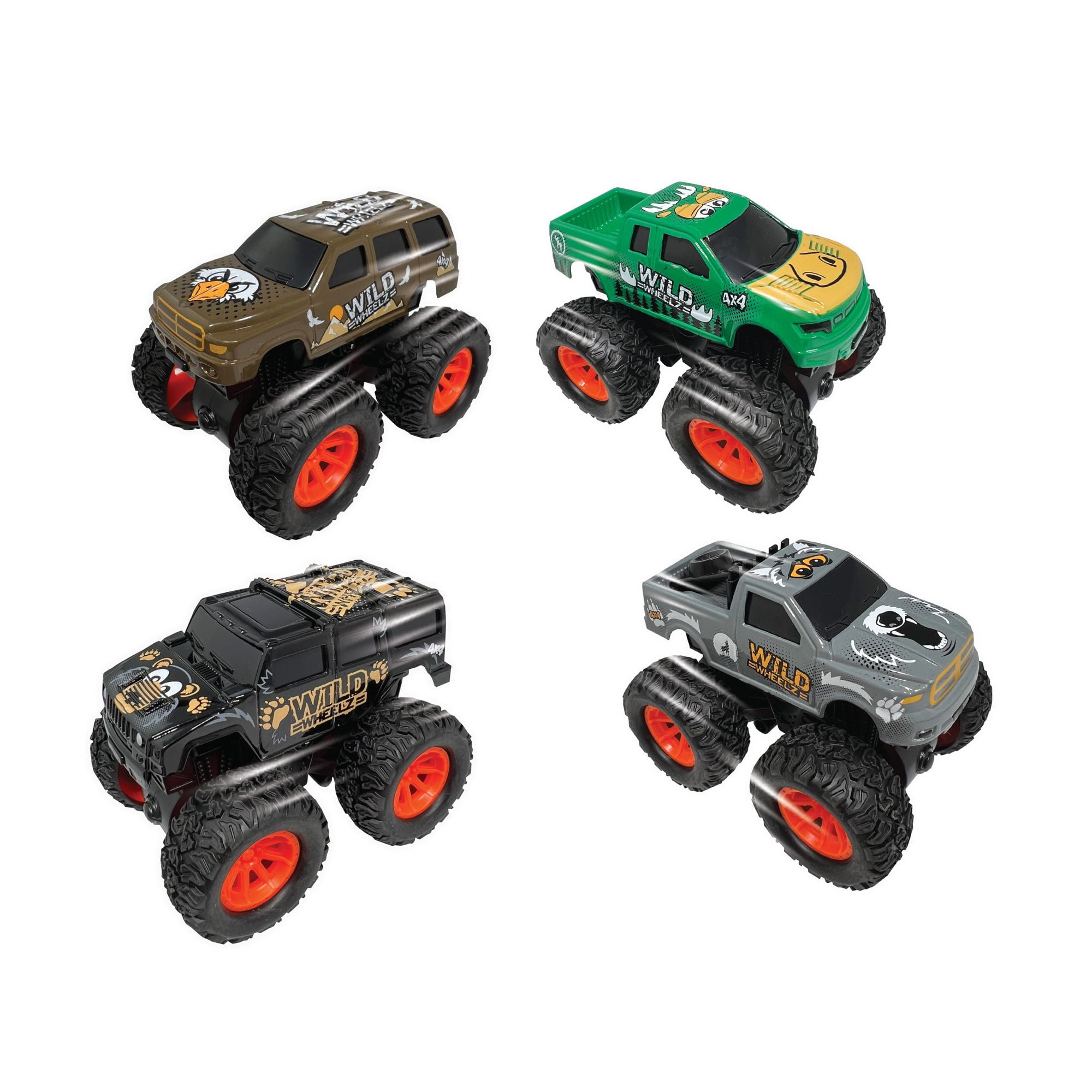 Wild Wheelz - Wilderness from Deluxebase. Friction Monster Truck Toy ...