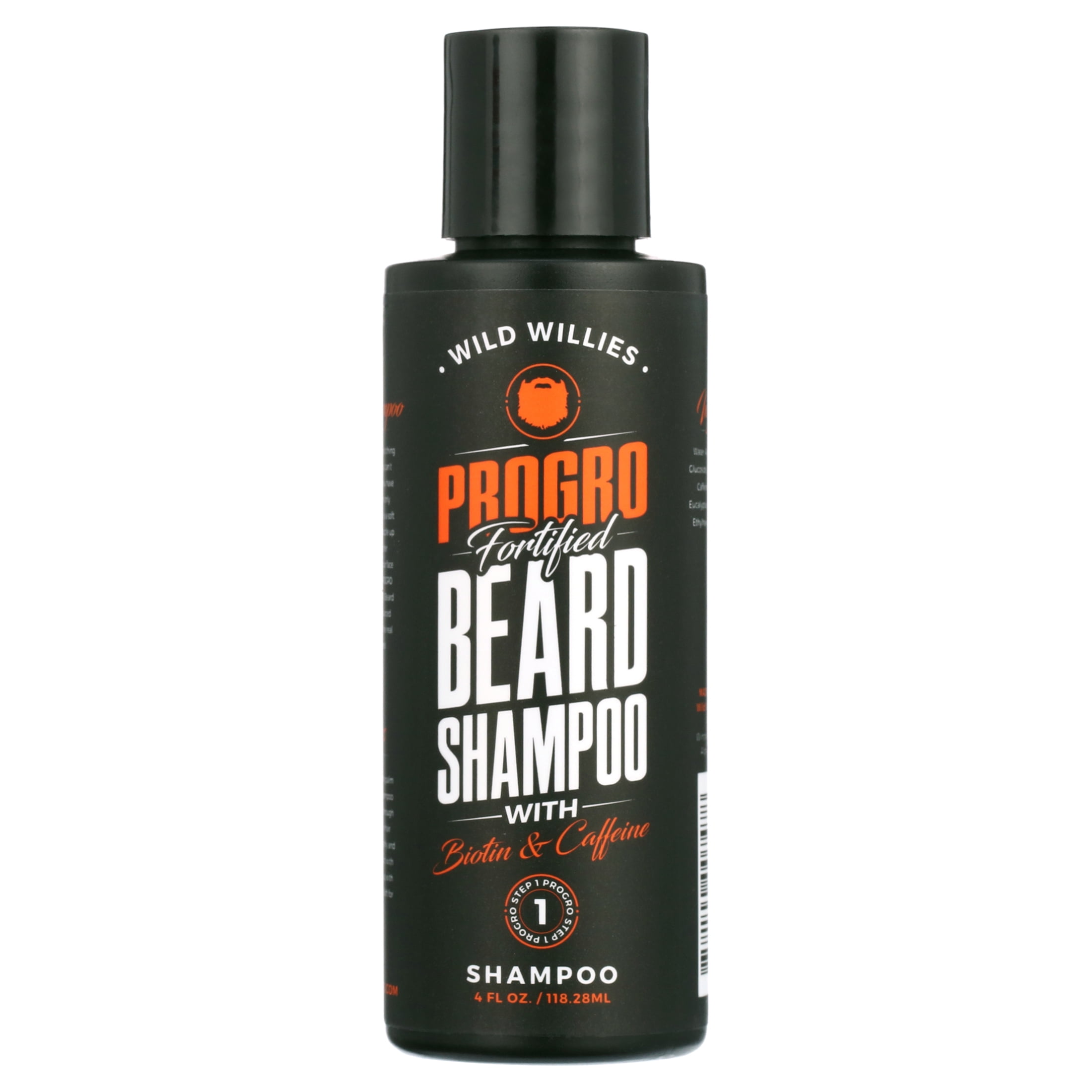 Wild Willies Progro Fortified Beard Wash Shampoo with Biotin and ...