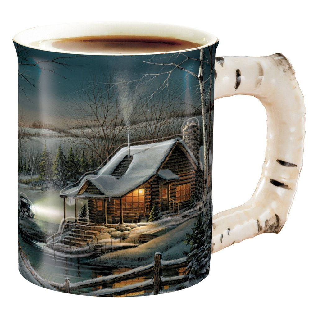 Wild Wings S Sculpted Evening Mug with Friends, White - Walmart.com