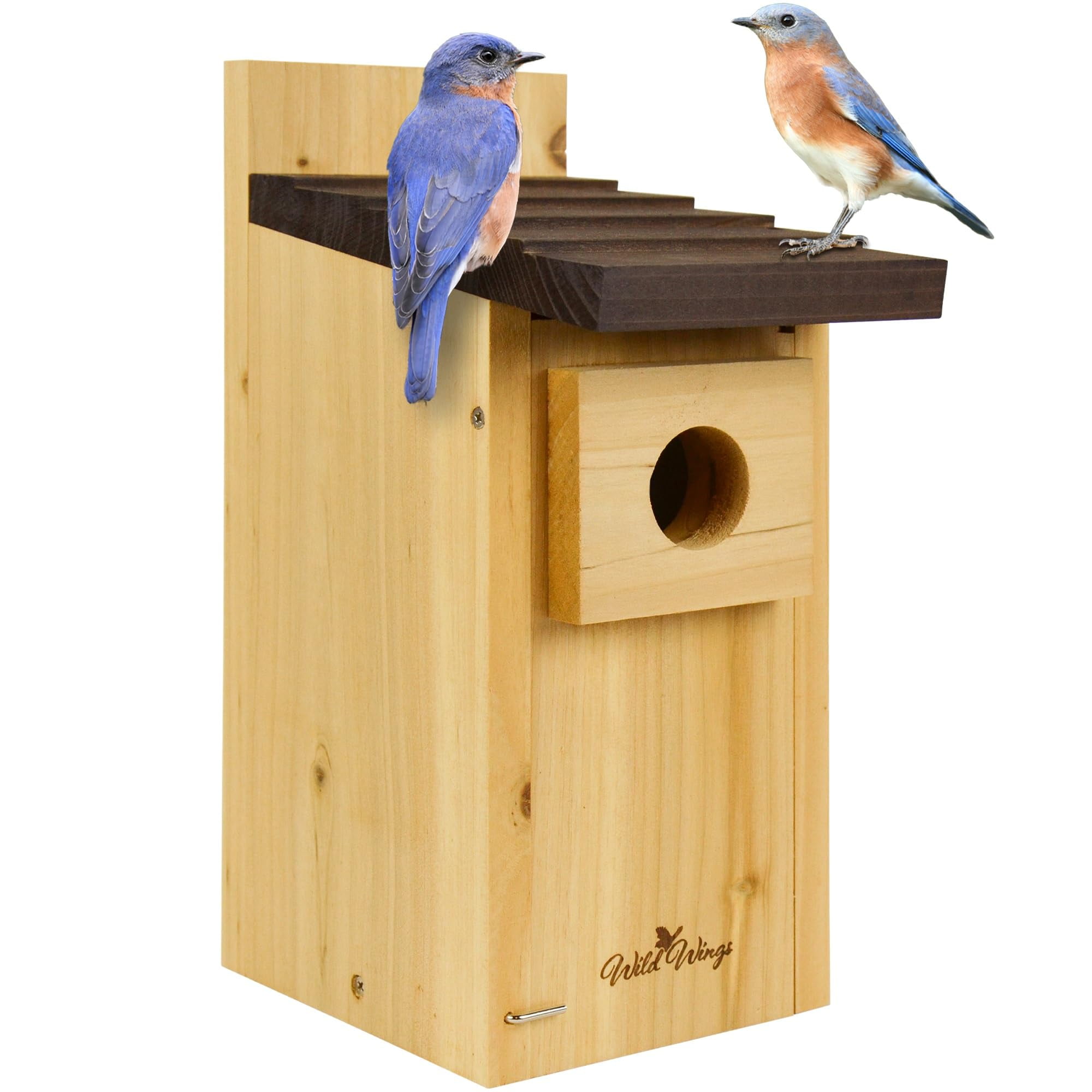 Wild Wings WWCH3 Cedar Blue Bird Box House - Walmart.com
