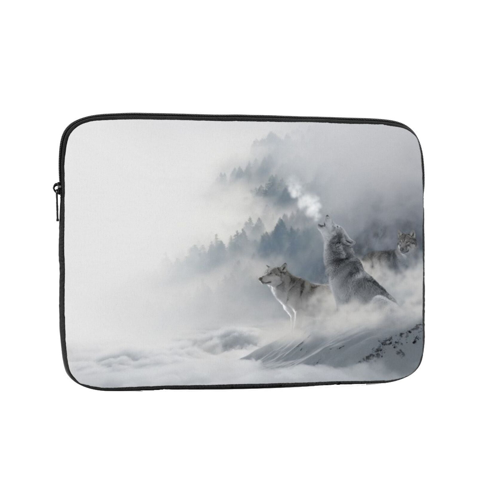 Wild Wolfs in Nature Wilderness 15 inch Portable Laptop Sleeve ...