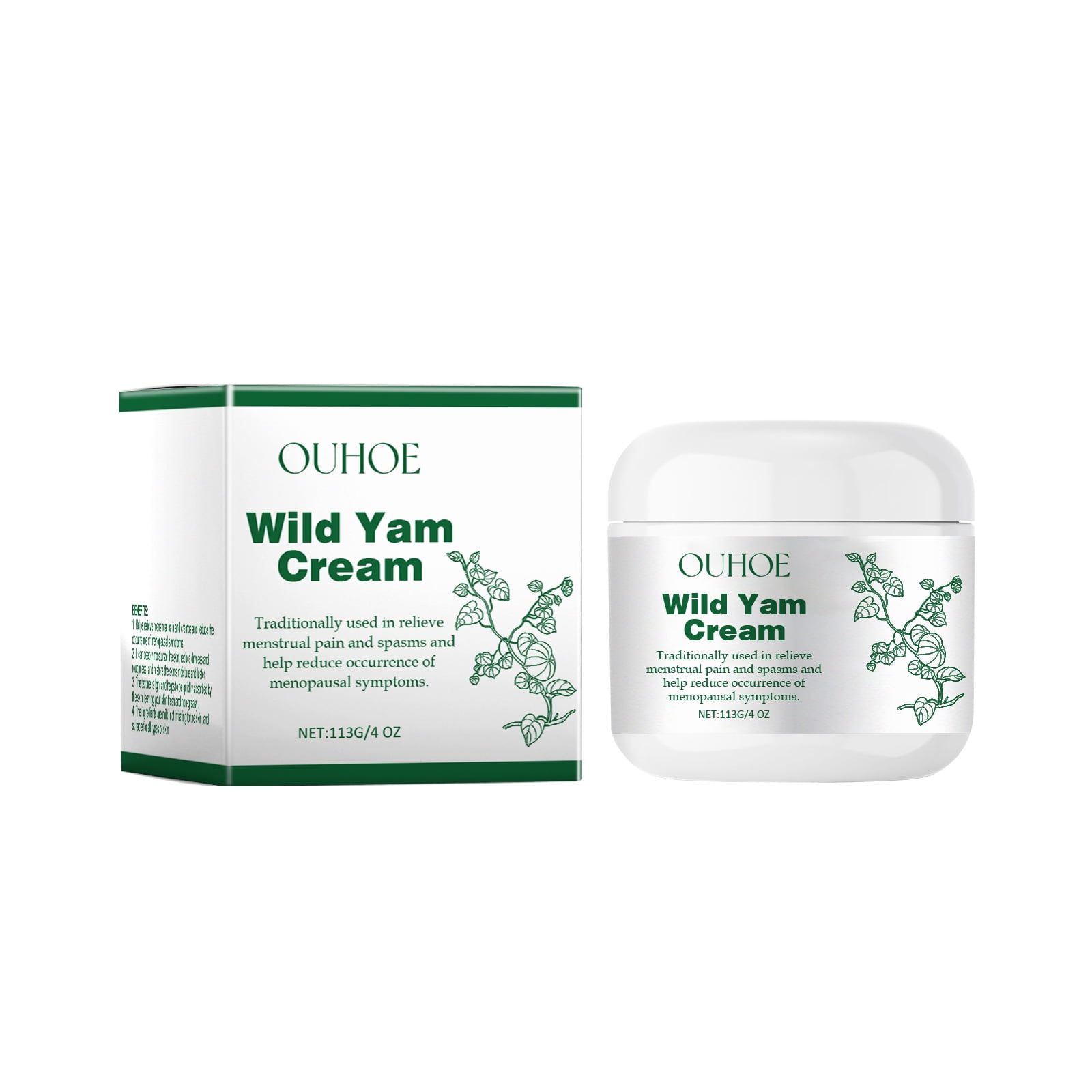 Wild Yam Cream Relieves Menstrual Stomach Pain And Moisturizes Skin ...