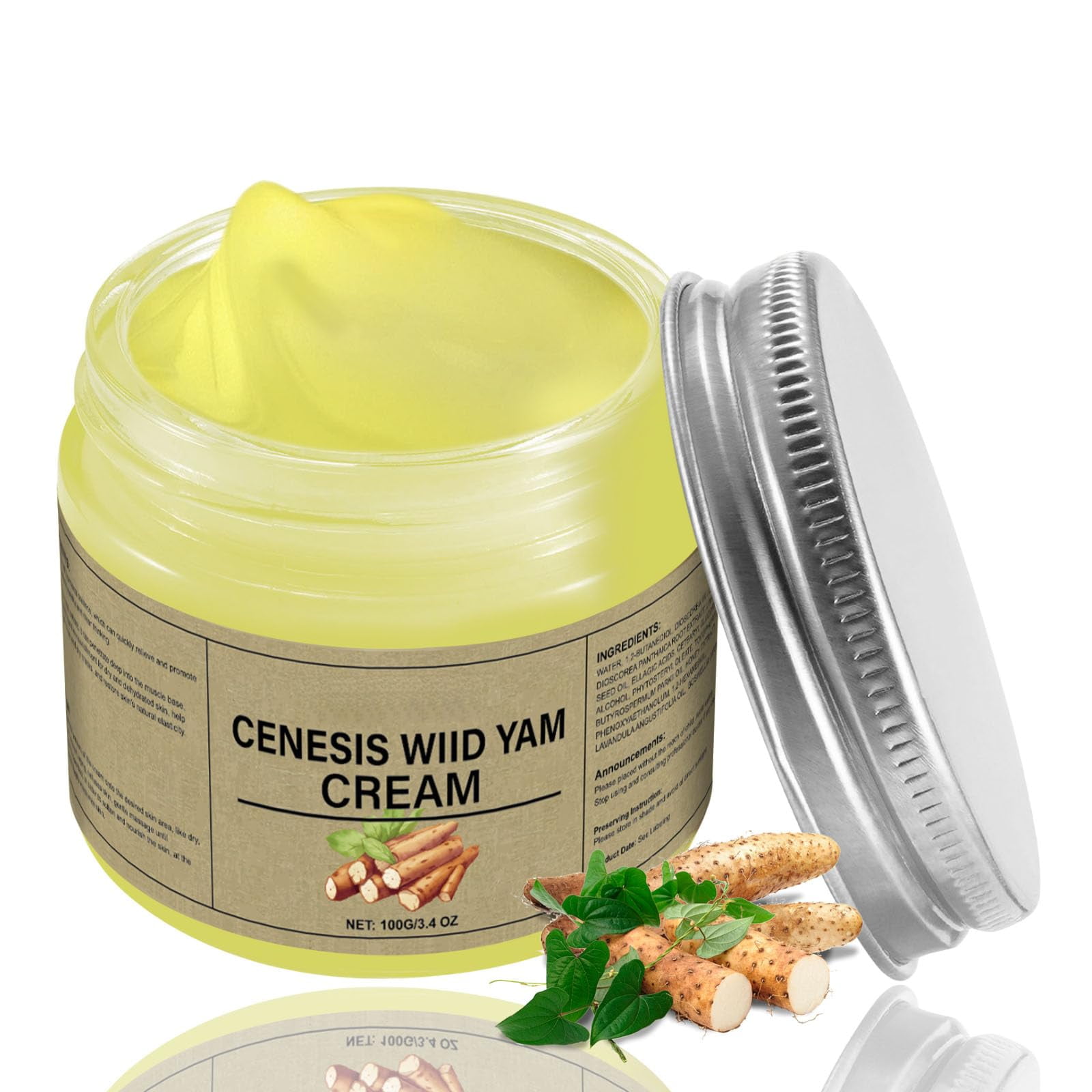Wild Yam Cream for WHF2 Hormone Balance - Organic Wild Yam Cream for ...