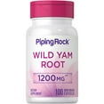 Piping Rock Wild Yam Root Capsules, 1200mg, 100 Count, 10:1 Extract ...