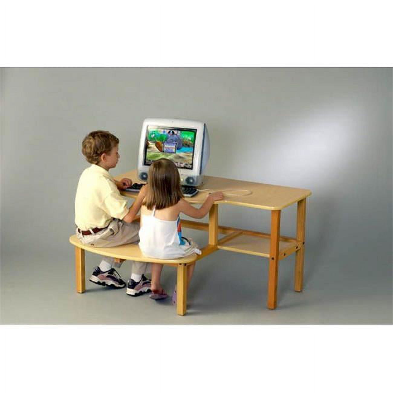 Wild Zoo Furniture B/D mpl/tan-wz Grade School Buddy Computer Desk in ...