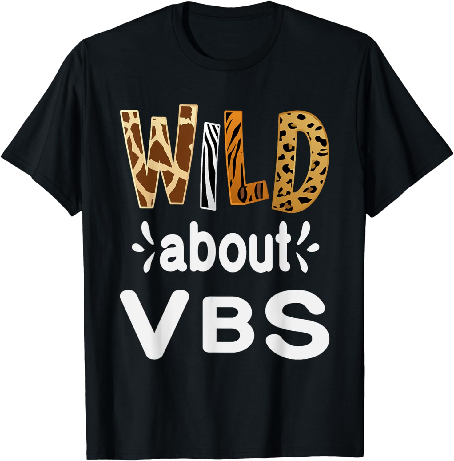 Wild about Vbs, Vacation Bible School Leopard Print T-Shirt - Walmart.com