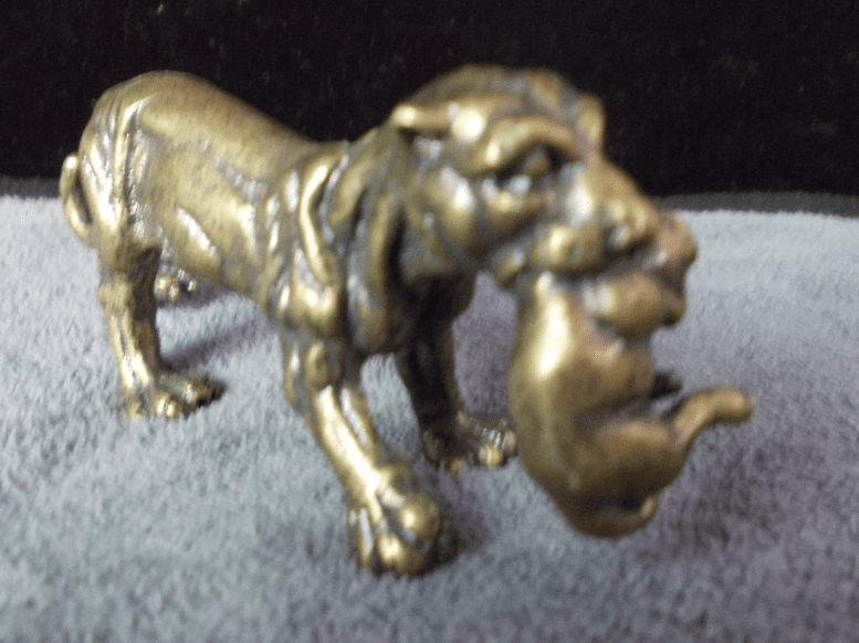 Wild anmimal sculpture, small tiger Zodiac tiger Mini miniature Collect ...