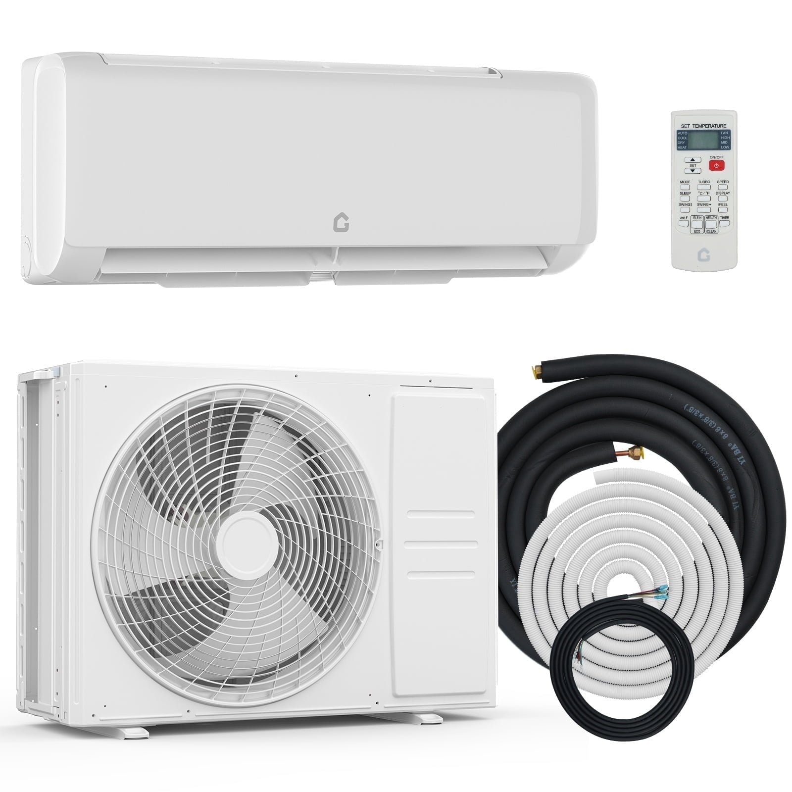 Riedhoff 18000 BTU Mini-Split Air Conditioner & Heat Pump, 19 SEER 2 ...