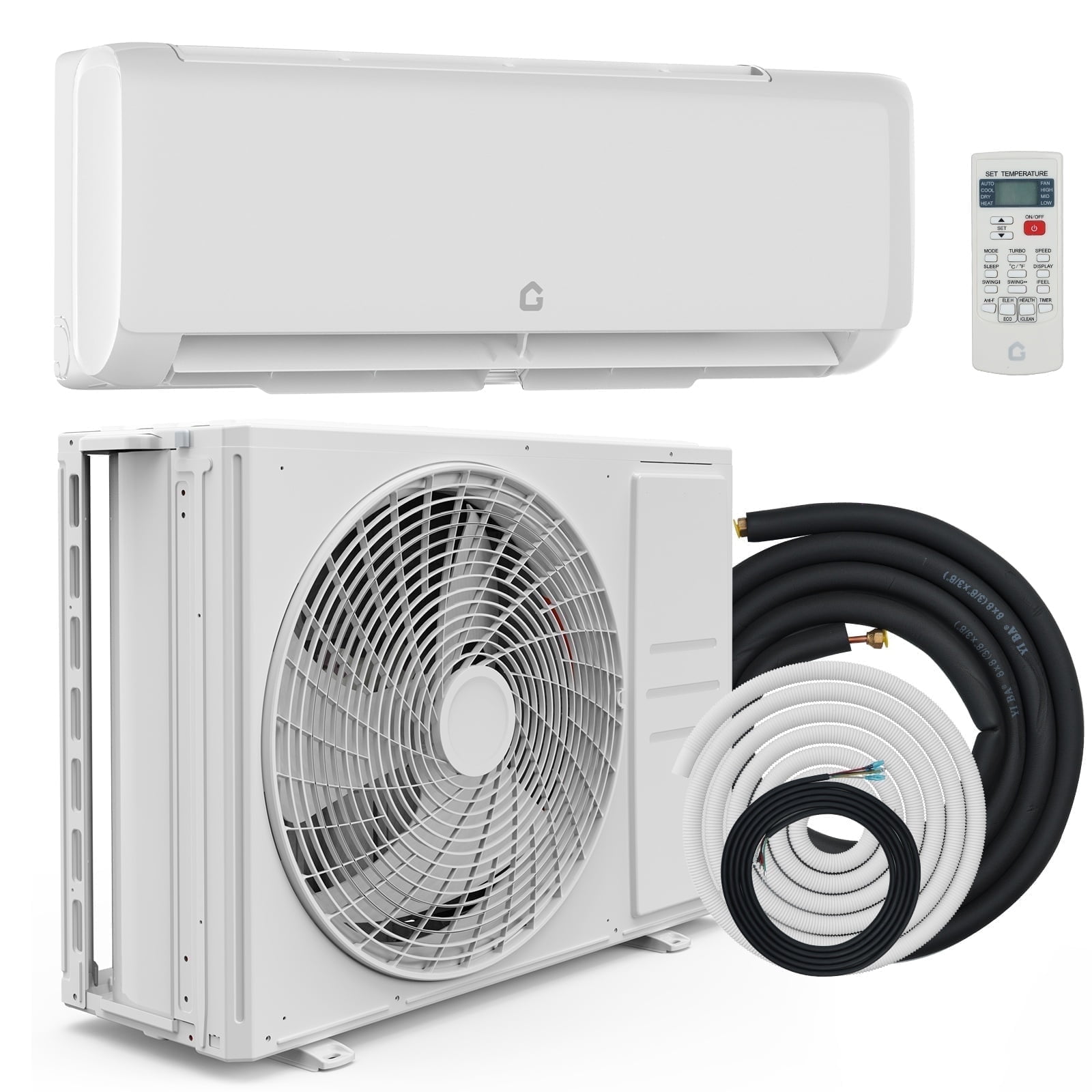 Riedhoff 24000 BTU Mini-Split Air Conditioner & Heat Pump, 19 SEER 2 ...