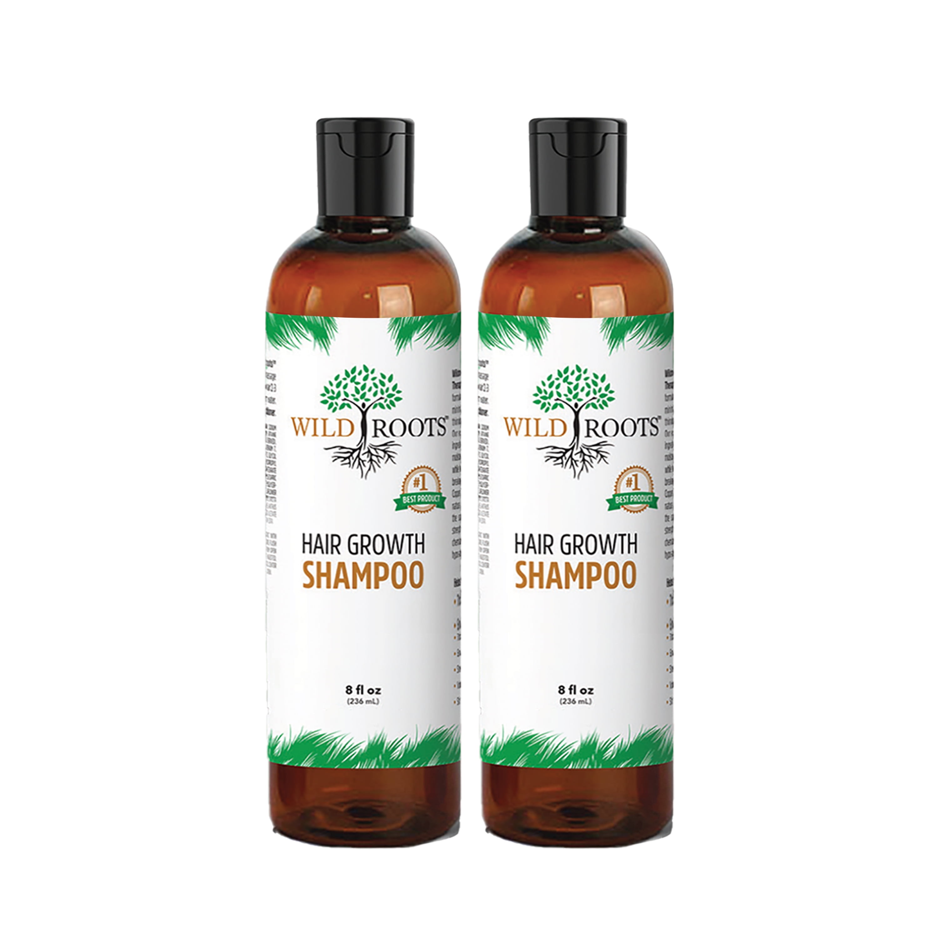 WildRoots Clinically Tested Natural Shampoo for Men and Women All Hair ...