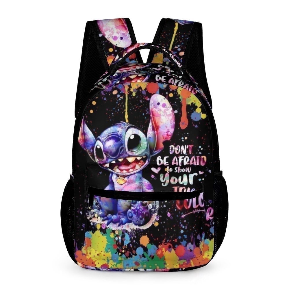 WildStream 3D Printed Stitch School Backpack Teens Backpak Cartoon ...