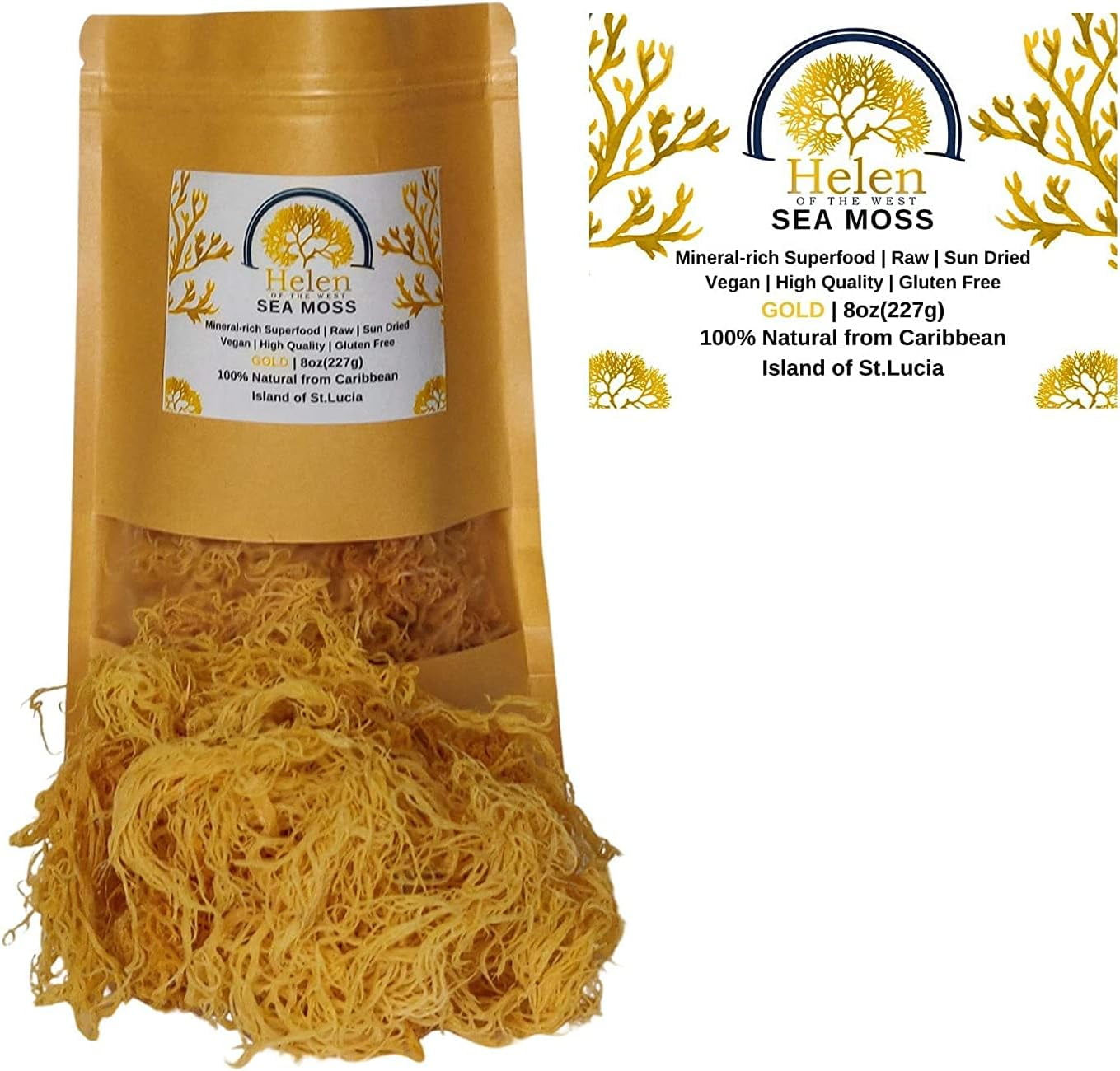 Wildcrafted Sea Moss | - Purple - Green - Mixed | 100% Natural Irish ...