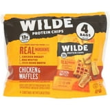 WILDE Chicken Protein Chips, Chicken and Waffles Flavor, 4 Pack, 1.34 ...