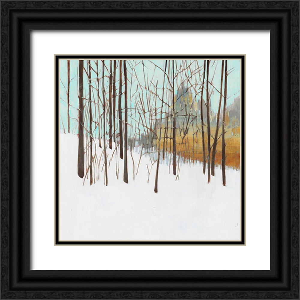 Wilde, Susan 12x12 Black Ornate Wood Framed with Double Matting Museum ...
