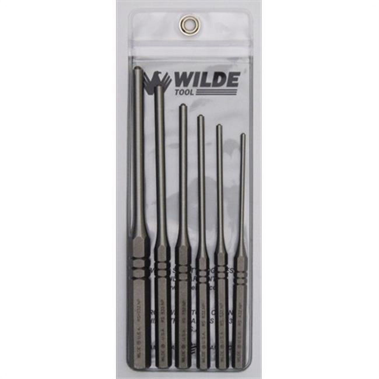 Wilde Tool Rs912.Np/Vr 12-Piece Roll Spring Punch Set Natural Finish ...