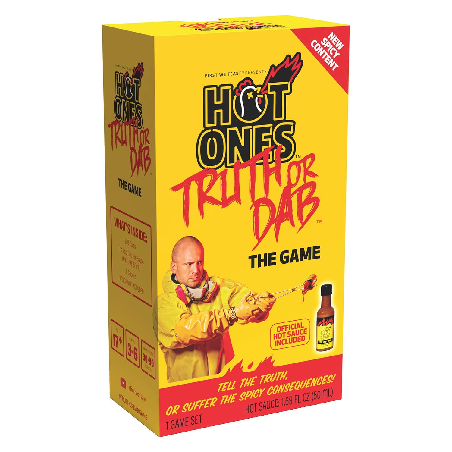 Wilder Games Hot Ones IFF17 Truth or Dab The Game - Hot Sauce Included ...