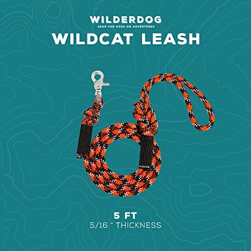 Wilderdog Climbing Rope Quick Clip Dog Leash - 5 ft - Wildcat - 1Ct ...