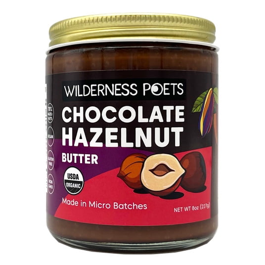 Wilderness Poets Chocolate Hazelnut Butter, Organic-8 oz - Walmart.com