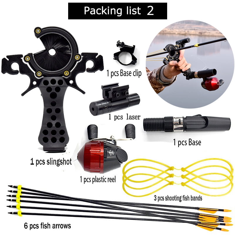 Wilderness Shooting Slingshot Set ideal for Fish and Hunting with ...