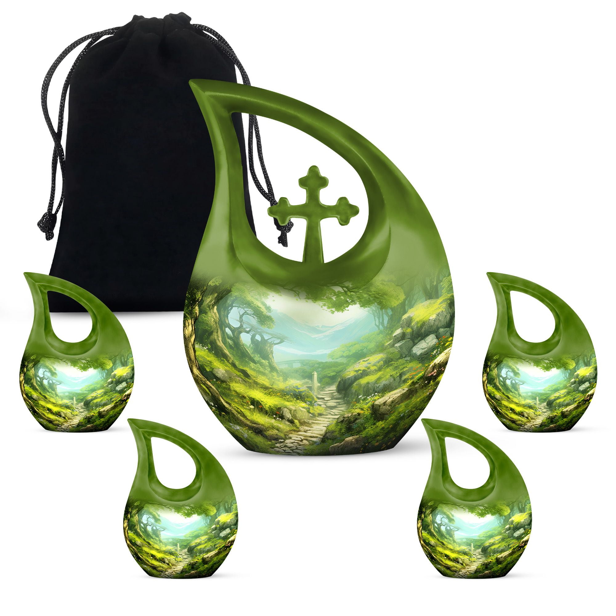 Wilderness Urn - Keepsake For Human Ashes - Urn For Moms Ashes & Dad ...