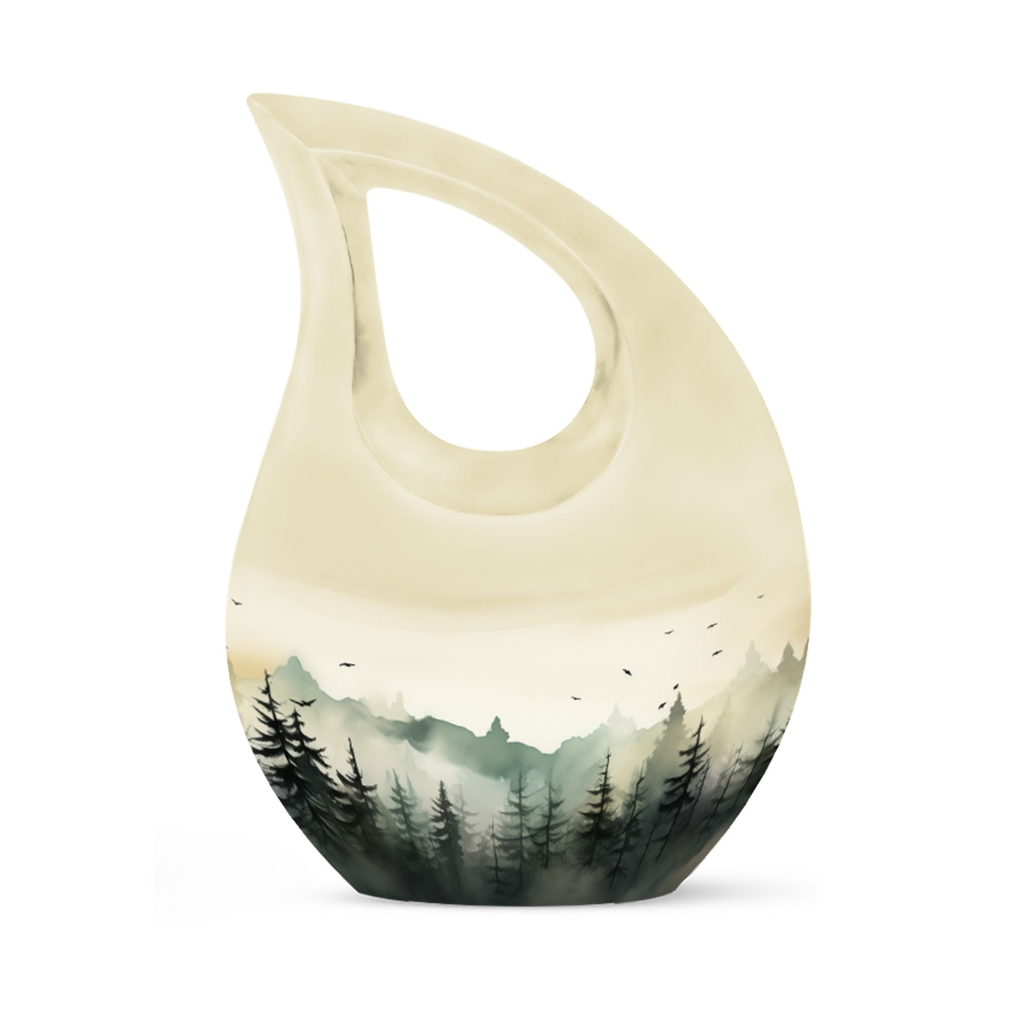 Wilderness urn - urn for ashes for women - ashes to ashes cremation ...
