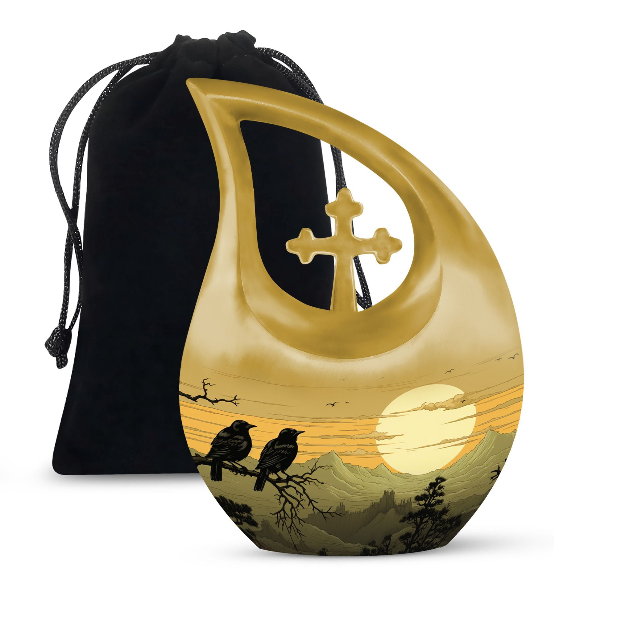 Wilderness urn - urn for mom ashes & dad - cremation containers for ...