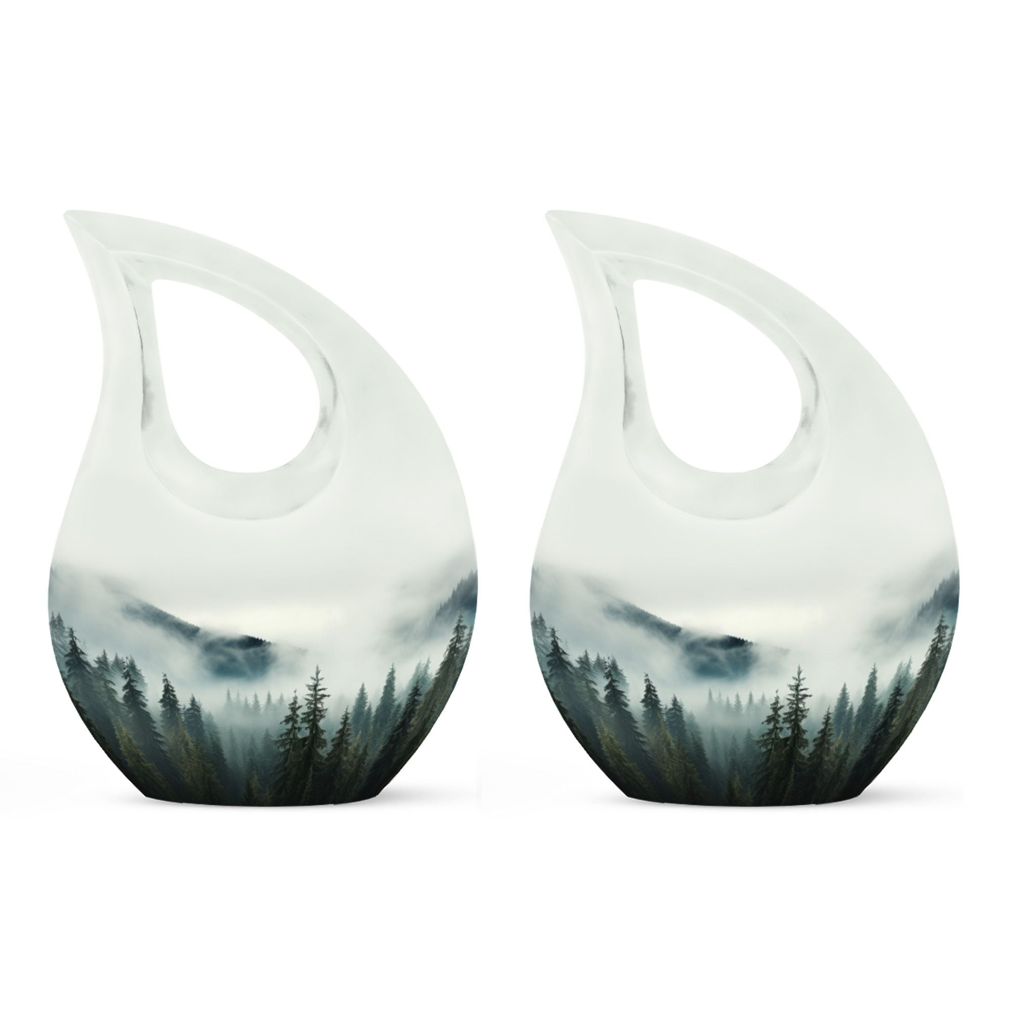 Wilderness urn - urns for adult mom & dad - cremation containers for ...