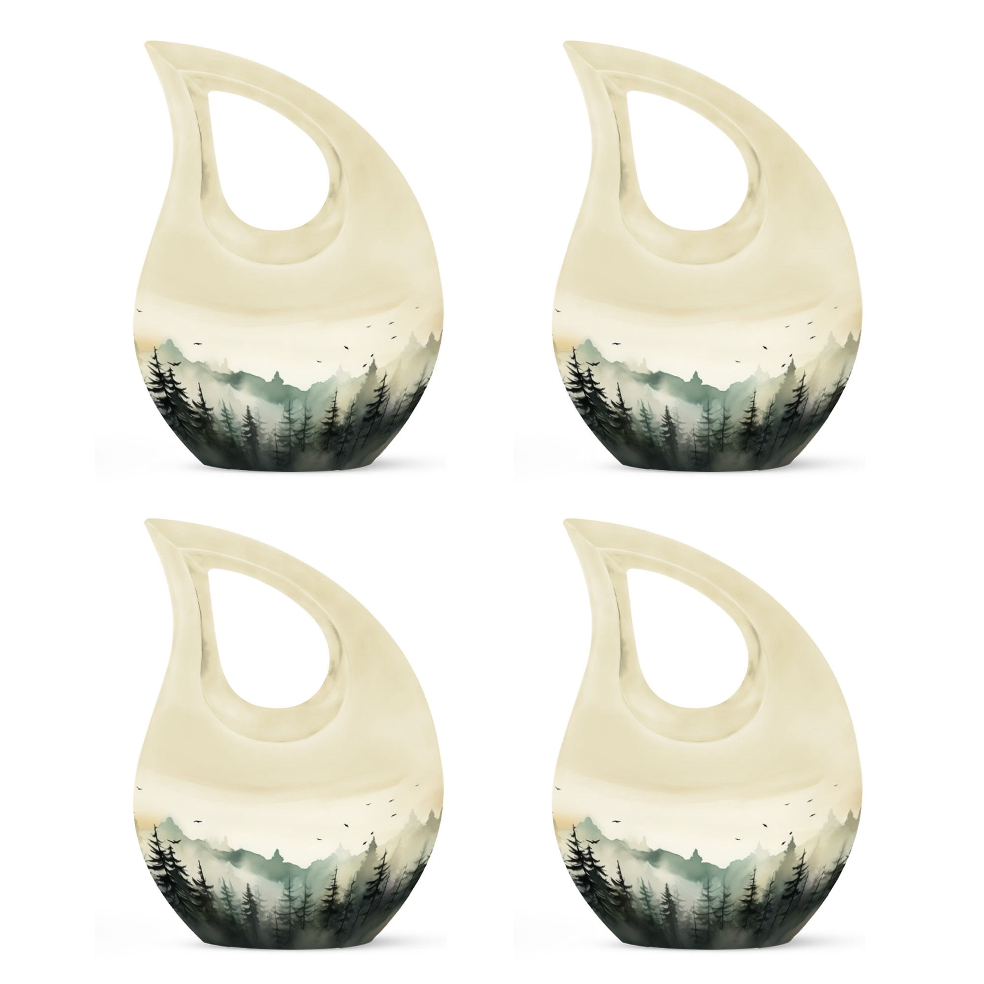 Wilderness urn - urns for human ashes adult female - cremation urn ...
