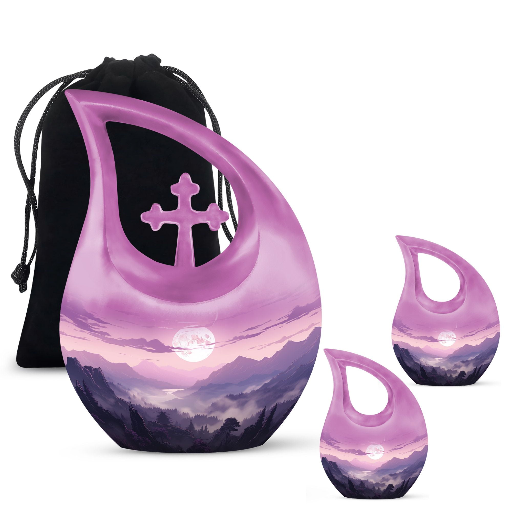 Wilderness urn - urns for human ashes adult man - Mini Urns For Ashes ...