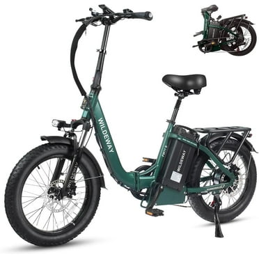 "Happyrun Adults Electric Bicycle with 20"" Fat tire, 750W Motor, 48V 18AH Removable Battery ...
