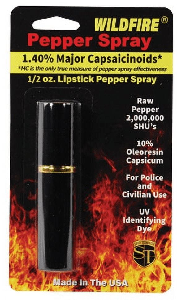 Wildfire 1.4% Mc Lipstick Pepper Spray Black - Walmart.com