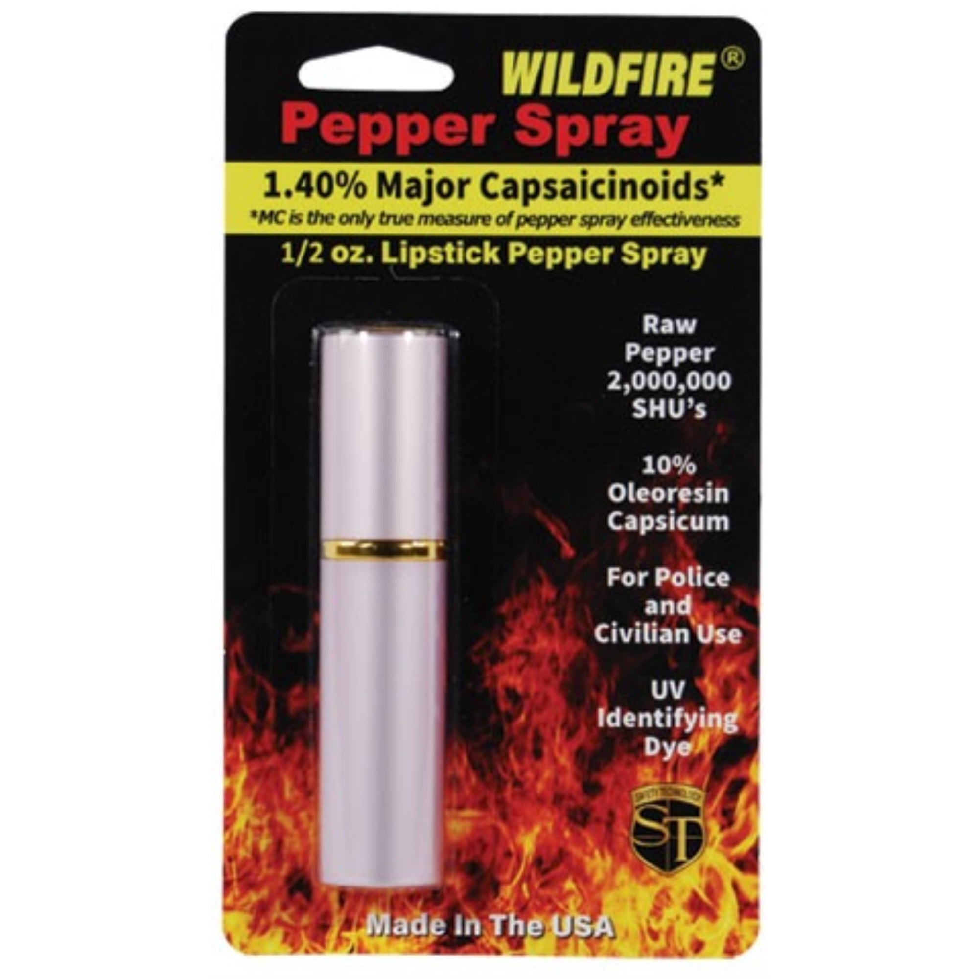 Wildfire 1.4% Mc Lipstick Pepper Spray Pink - Walmart.com