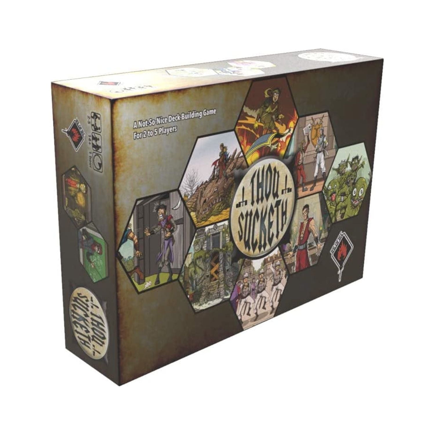 Wildfire Thou Sucketh Fantasy-Themed Deck Building Board Game - Walmart.com