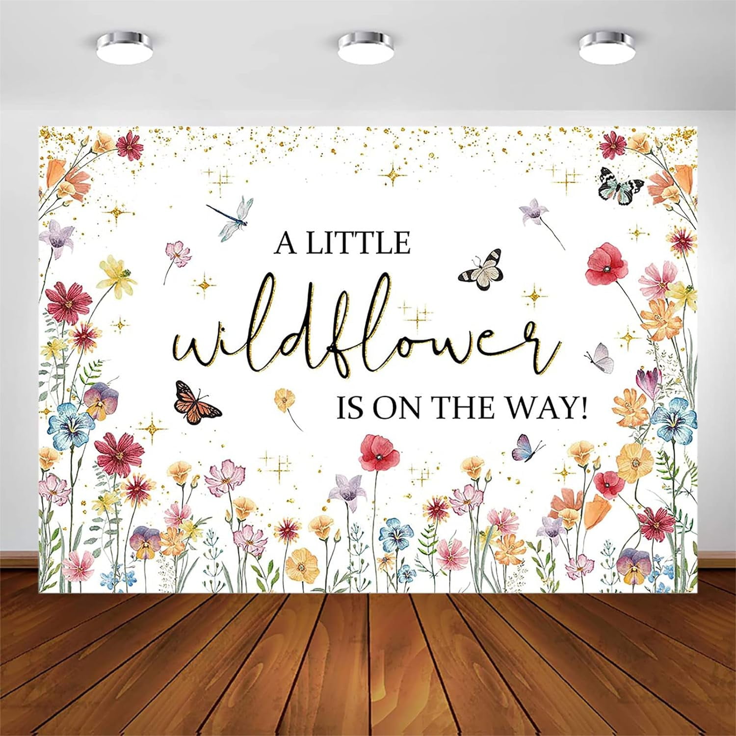 Wildflower Baby Shower Decorations A Little Wildflower is On The Way ...