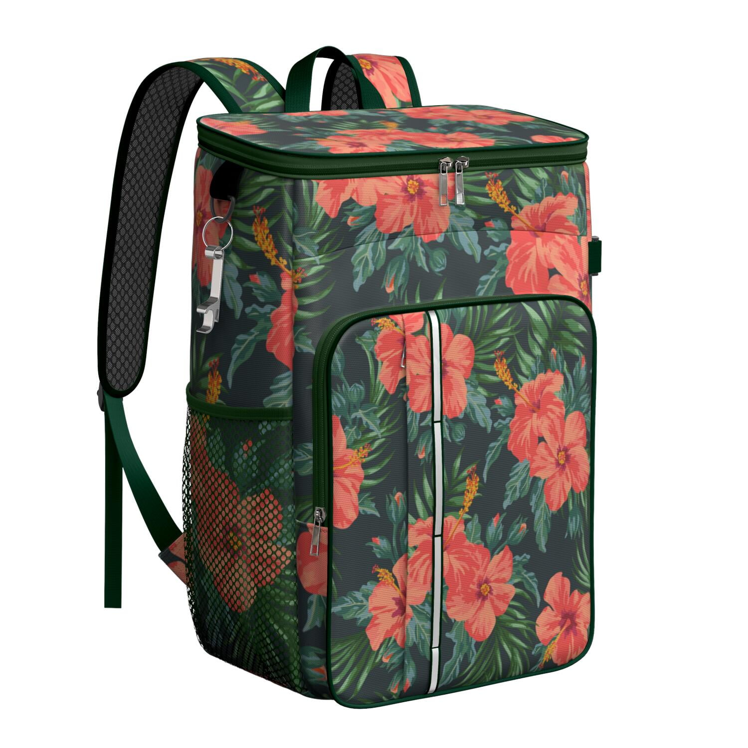 Wildflower Bloom Insulated Backpack Cooler, Waterproof Leakproof Lunch ...