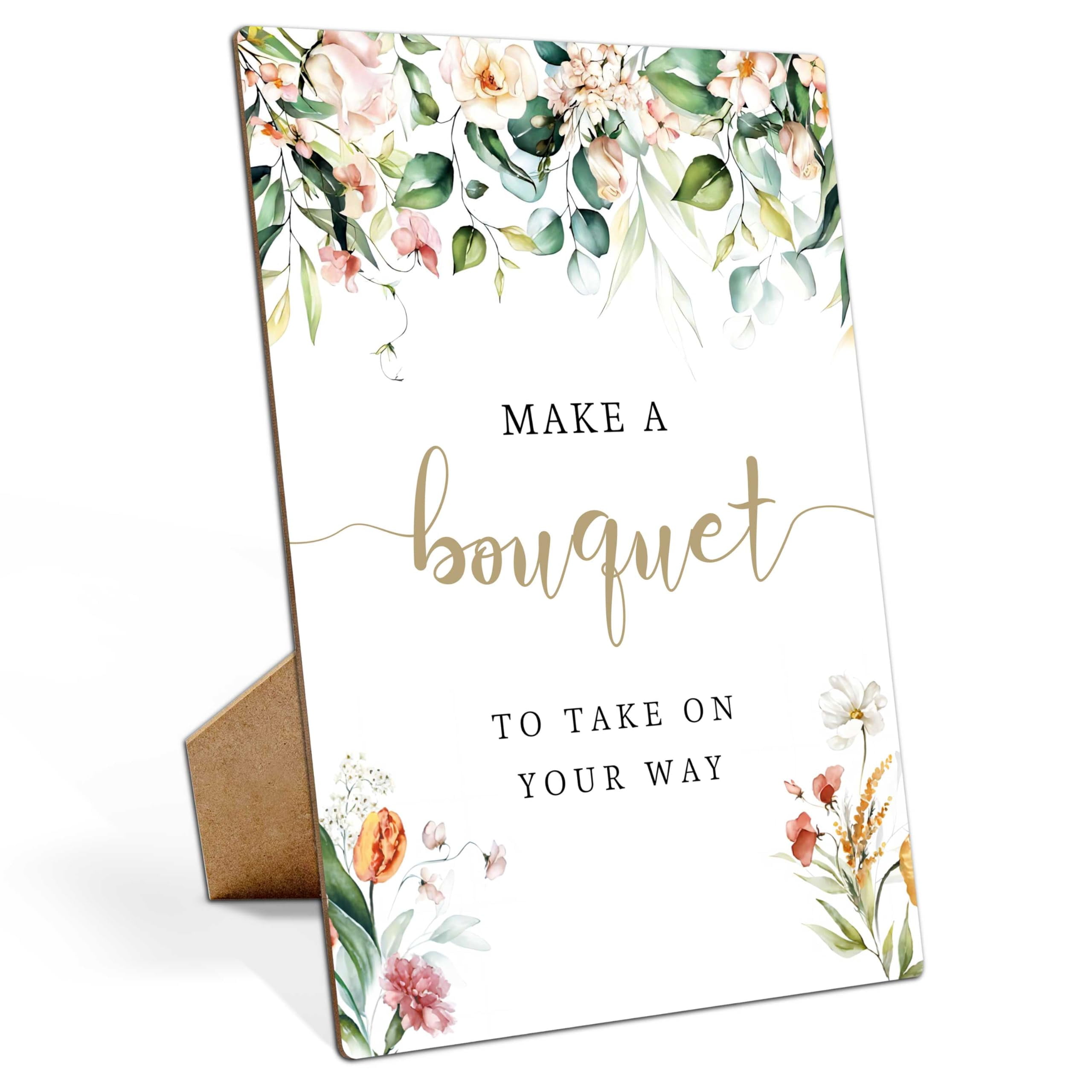 Wildflower Bridal Shower FEV6 Sign, Flower Bar Signage Party, 8×11 ...