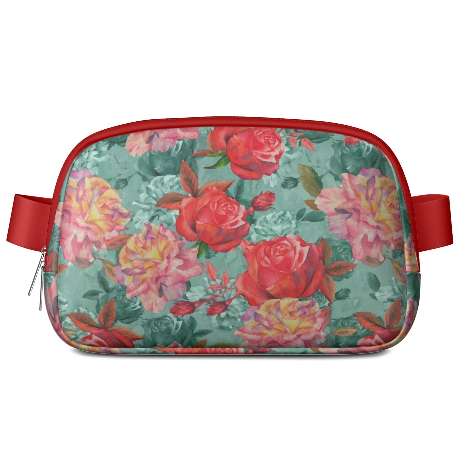 Wildflower Fields Waist Bag – Boho Fanny Pack with Romantic Garden ...